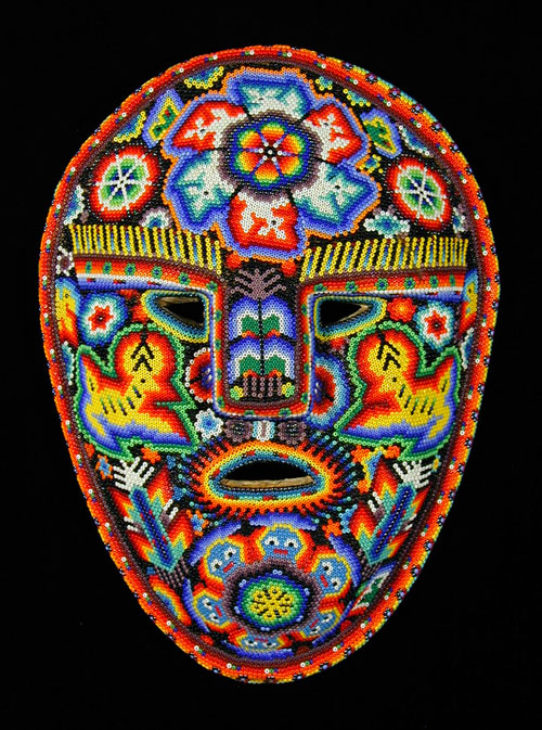 Indigo Arts Gallery | Huichol Indian Masks from Mexico